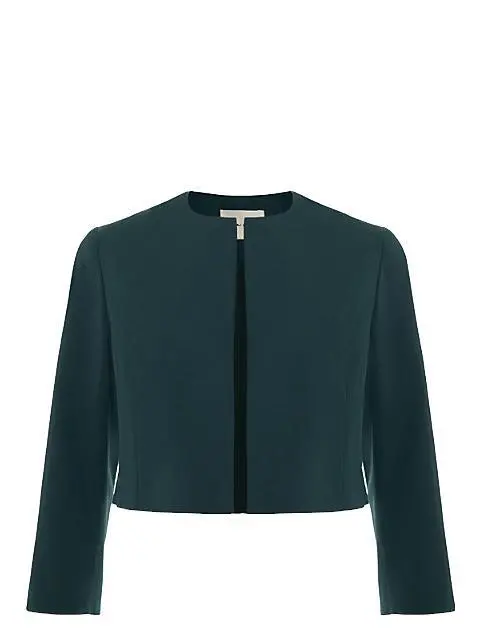 PHASE EIGHT Arlette Cropped Jacket - Teal