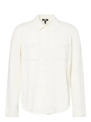Paige Mason Knitted Wool And Cotton Shirt - Cream Tusk