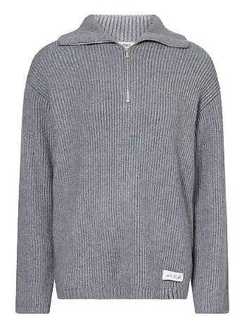 4TH & RECKLESS Bethanie Half-zip Knitted Jumper - Grey