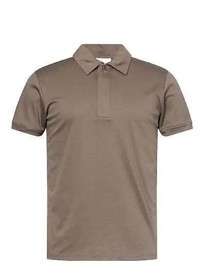 RAITH Santi Mercerised Cotton Polo Shirt Xxl - Taupe