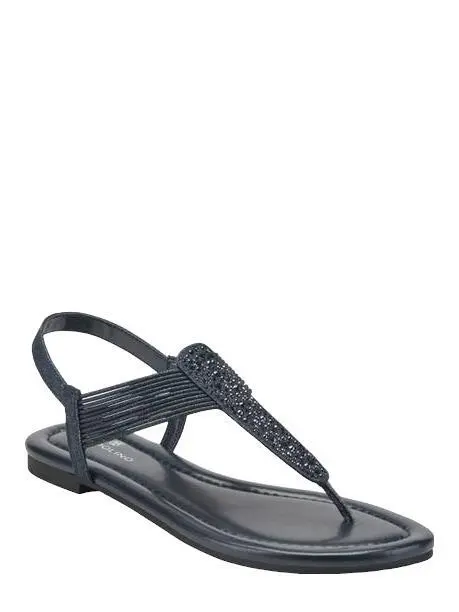 Bandolino Kayte 2 Strappy Embellished Sandals - Dark Blue