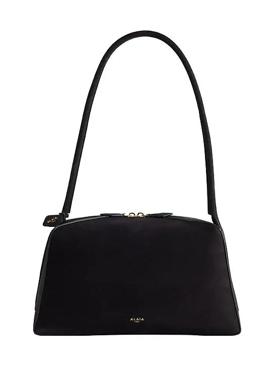 Alaïa Le Bouledogue Leather Shoulder Bag - Noir