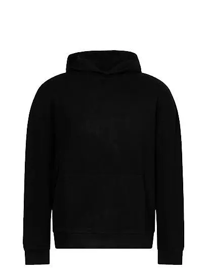ARNE Relaxed-fit Knitted Hoodie - Black