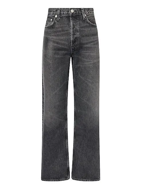 AGOLDE Arc Wide-leg Denim Jeans - Clip (wsh Blk)