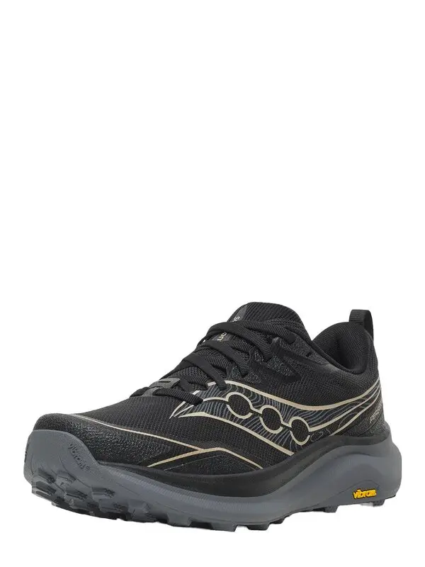Saucony Peregrine 16 Trail Shoe - Black/carbon