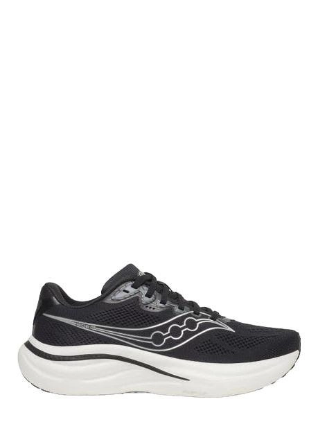 Saucony Ride 19 Running Shoe - Black/silver