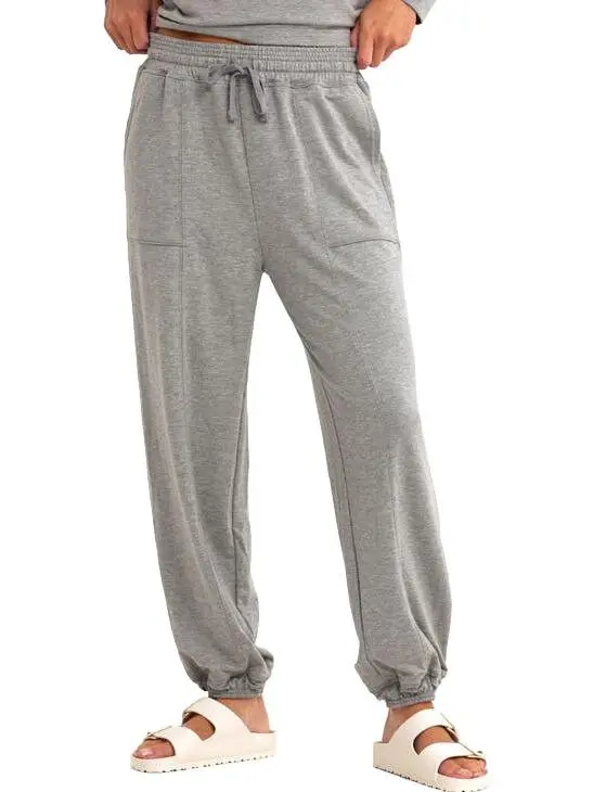 THREADS 4 THOUGHT Lottie Terry Sweatpants - Heather Grey
