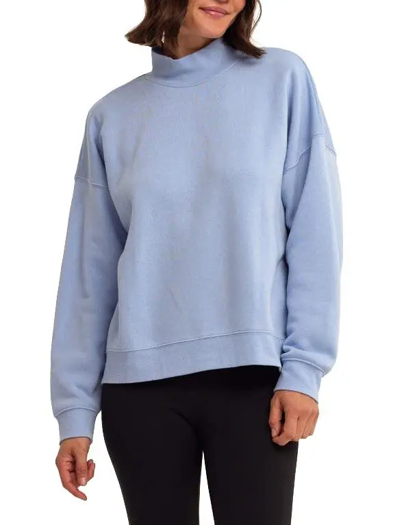THREADS 4 THOUGHT Karlie Heathered Fleece Sweatshirt - High Tide