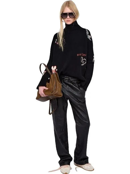 Zadig&Voltaire Bleeza Cashmere Sweater - Black