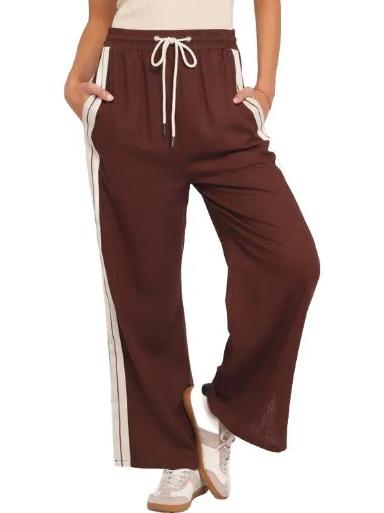 PETAL & PUP Hvar Track Pants - Brown