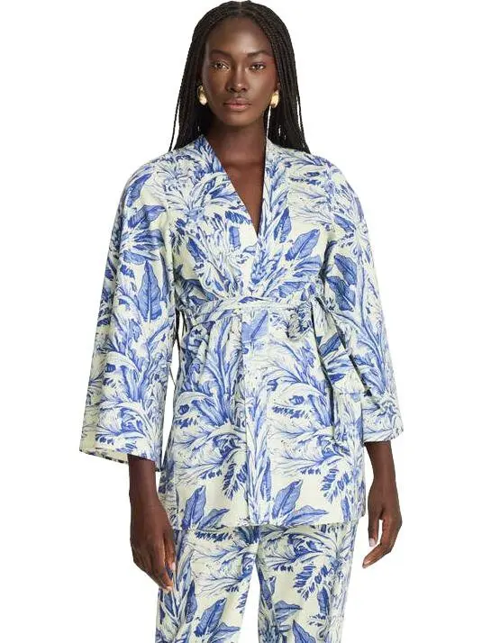 DIARRABLU Mini Kimono - Toile Blu