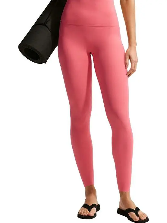 Nike Zenvy Dri-fit High Waist 7/8 Leggings - Sea Coral/white