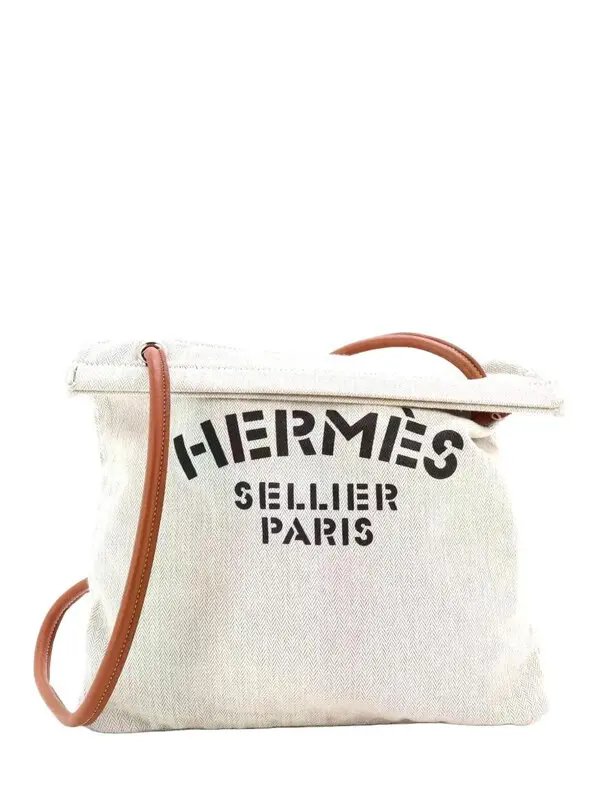 Hermès Aline Bag Toile Mm Crossbody Bag - Neutrals