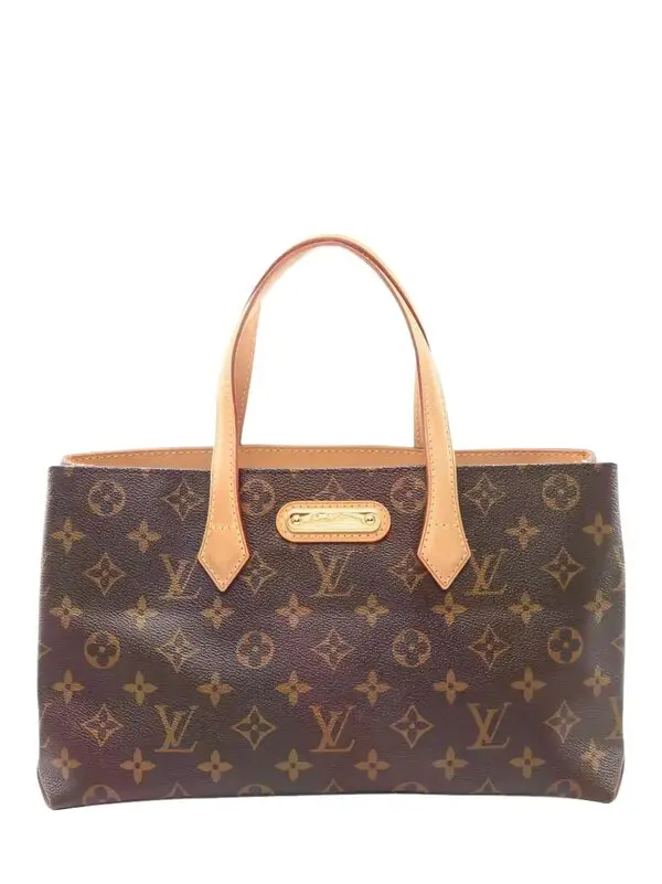 LOUIS VUITTON 2011 Wilshire Pm Monogram Handbag - Brown