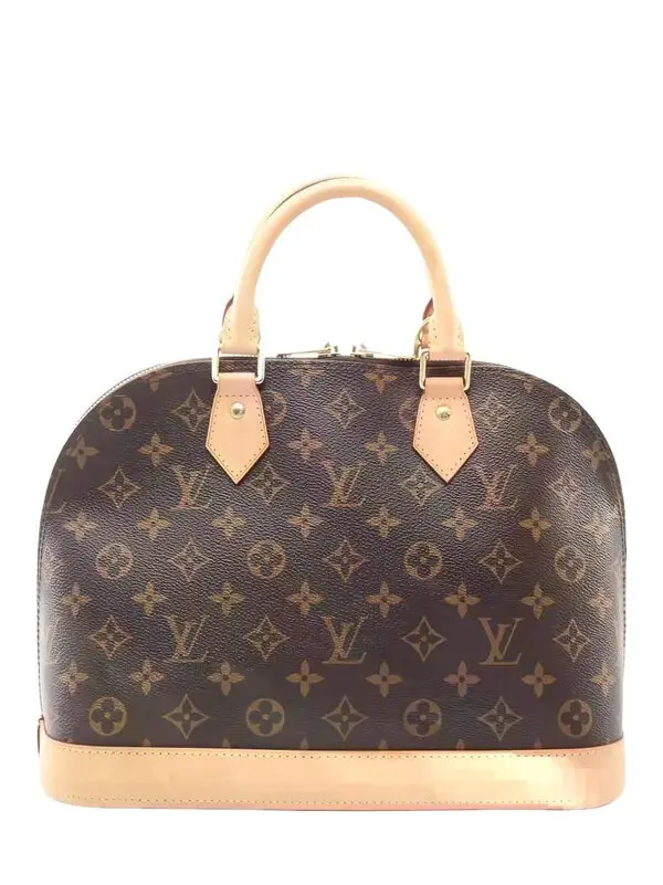 LOUIS VUITTON 2017 Alma Monogram Tote Bag - Brown