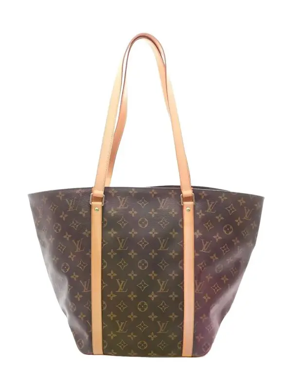 LOUIS VUITTON 2001 Sac Shopping Monogram Tote - Brown