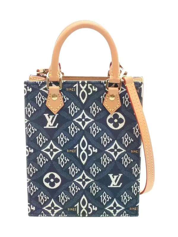 LOUIS VUITTON Petit Sac Plat Tote Bag - Blue