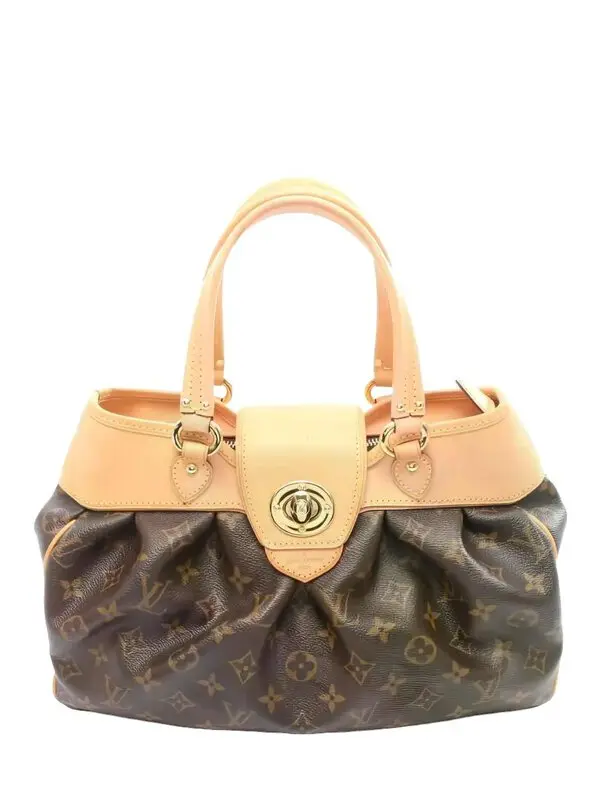 LOUIS VUITTON 2009 Monogram Boetie Mm Tote - Brown