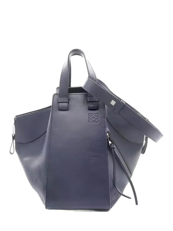Loewe 2010s Medium Hammock Tote Bag - Blue