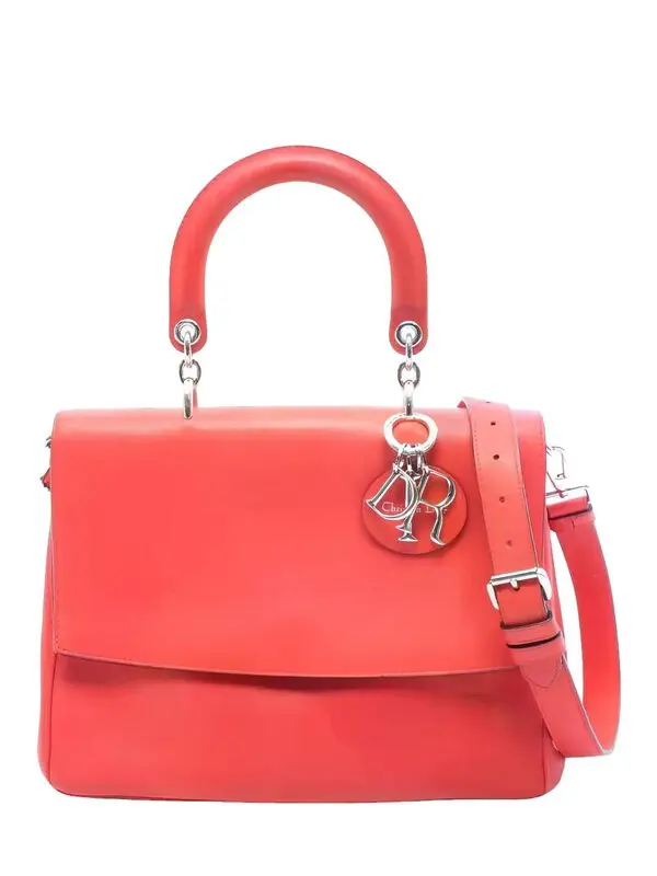 Dior Be Leather Satchel - Red