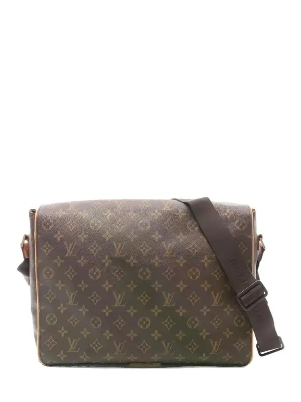 LOUIS VUITTON 2001 Abbesses Monogram Shoulder Bag - Brown