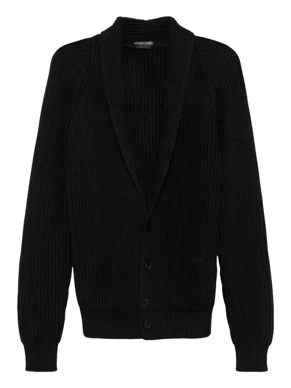 TOM FORD Shawl-collar Cardigan - Black