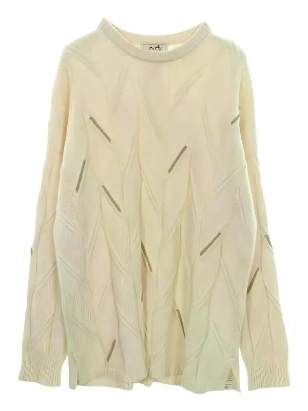 Hermès 2010s Crew-neck Sweater - Neutrals