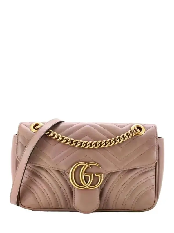 Gucci Gg Marmont Small Crossbody Bag - Neutrals