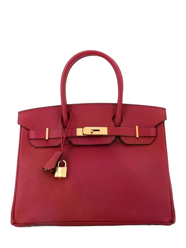 Hermès Birkin 30 Satchel - Red
