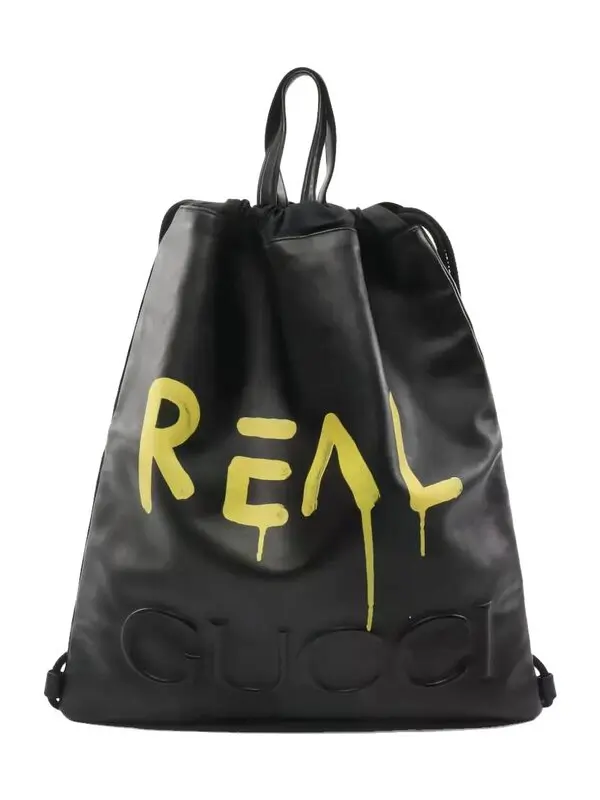 Gucci 2010s Ghost Backpack - Black
