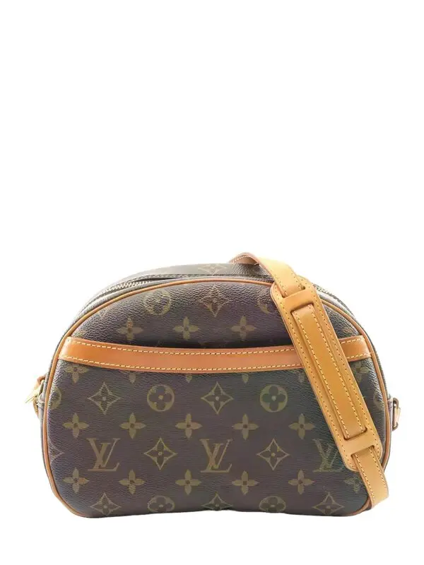 LOUIS VUITTON 2002 Blower Monogram Shoulder Bag - Brown