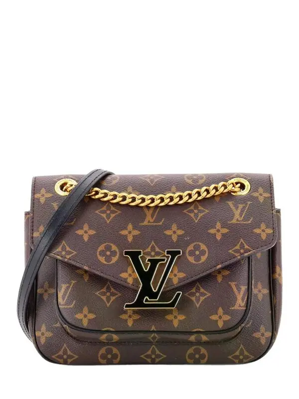 LOUIS VUITTON Passy Handbag Monogram Canvas Crossbody Bag - Brown