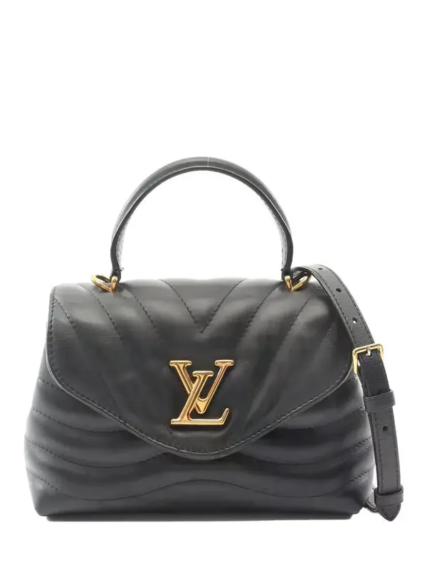 LOUIS VUITTON Hold Me Leather Tote Bag - Black