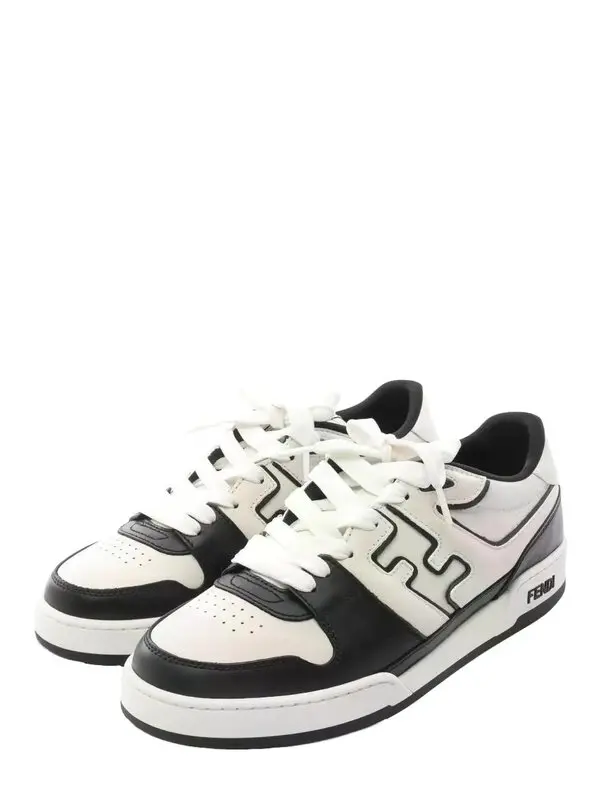 Fendi Leather Sneakers - White