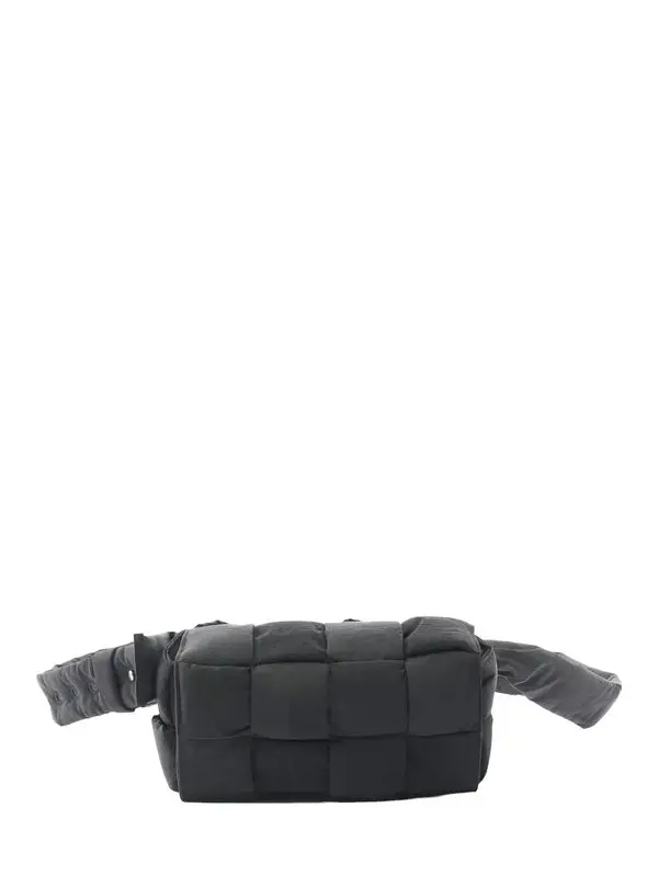 Bottega Veneta 2010s Padded Cassette Belt Bag - Black