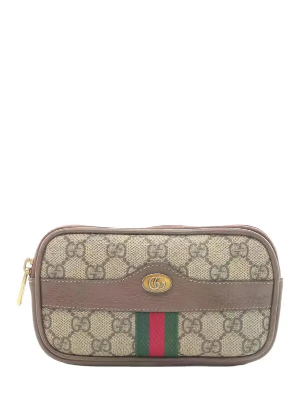 Gucci Ophidia Gg Supreme Sherry Line Belt Bag - Neutrals