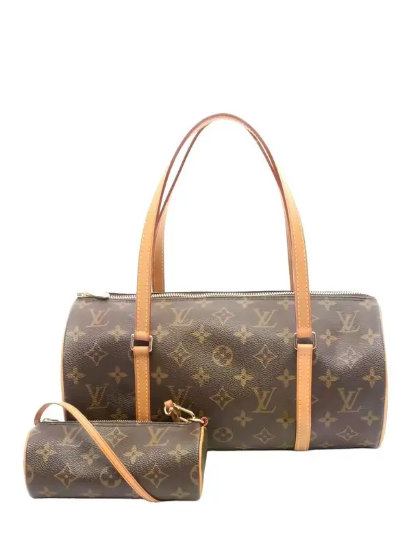 LOUIS VUITTON 2003 Papillon 30 Tote Bag - Brown