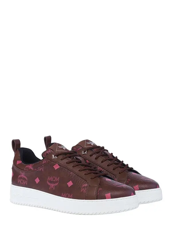 Mcm Neo Terrain Low-top Sneakers - Cinnamon