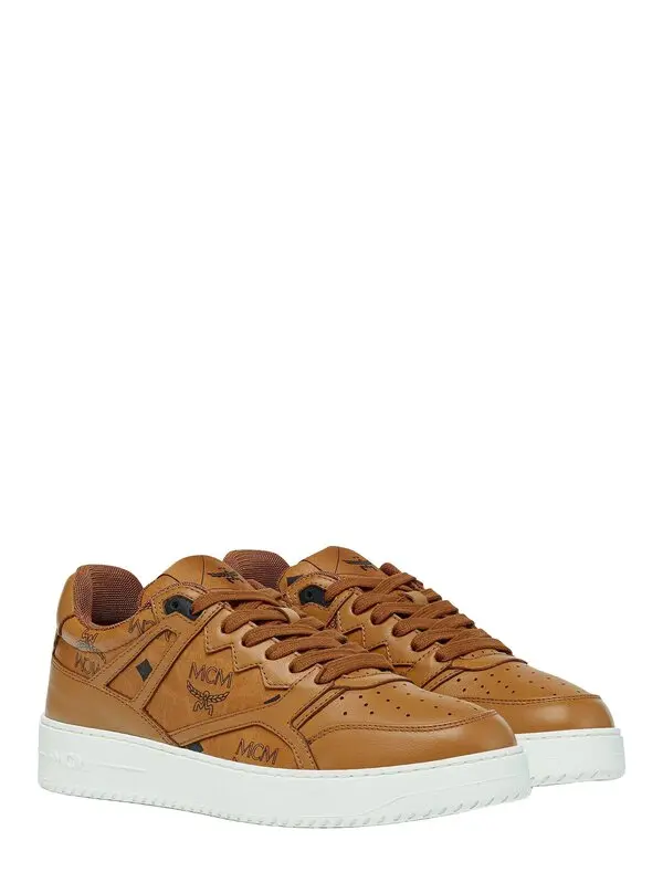 Mcm Neo Terrain Low-top Sneakers - Cognac