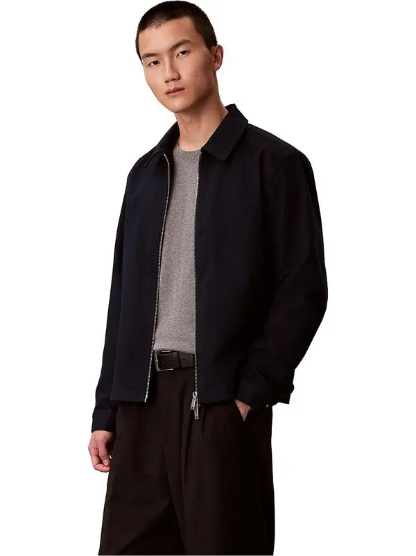 Calvin Klein Cotton Relaxed Jacket - Dark Sapphire