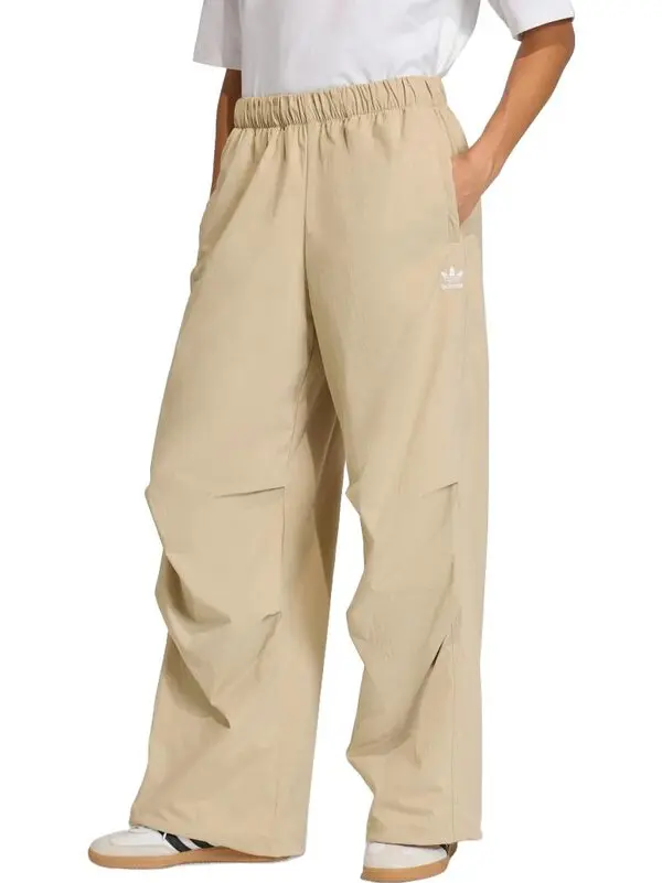 Adidas Essentials Ripstop Parachute Pants - Stone Khaki