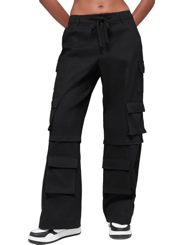 Alo Yoga Mid-rise Scout Cargo Pants - Black