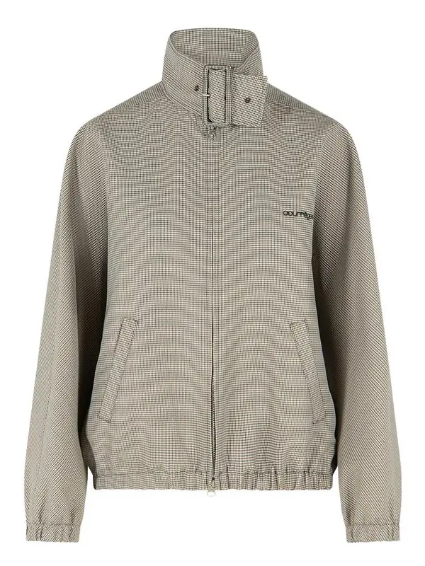 COURREGES Wool-blend Bomber Jacket - Beige