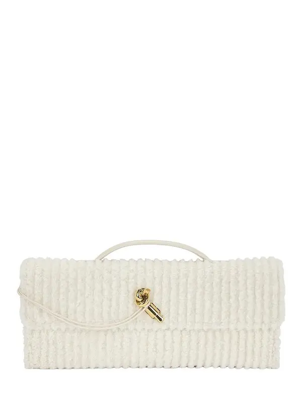 Bottega Veneta Andiamo Clutch - Plaster & Muse Brass