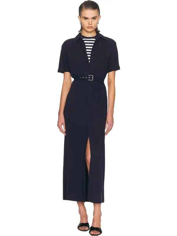 Ralph Lauren Carol Button-up Dress - Icon Navy