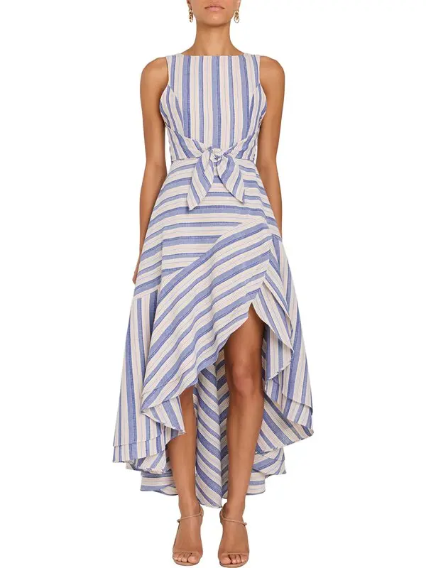 Amanda Uprichard Casella Maxi Dress - Myers Stripe