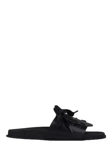 ROGER VIVIER Sandals With Logo Detailing - Black
