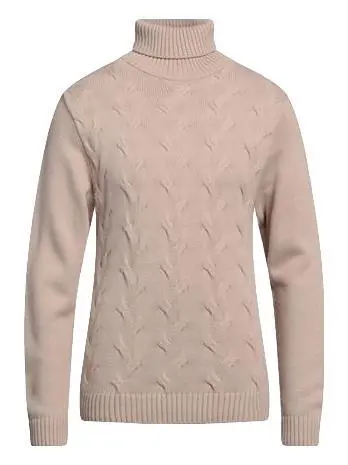 WHY NOT BRAND Turtleneck Knit Top - Beige