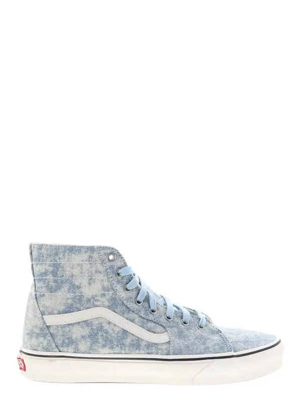 VANS Sk8-hi Tapered Denim Destroyin Sneakers - Winter Sky Blue/marshmallow