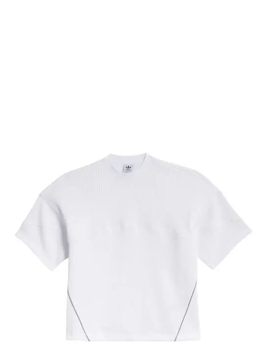 Adidas La Cienega Short Sleeve Sports Tee Shirt - White